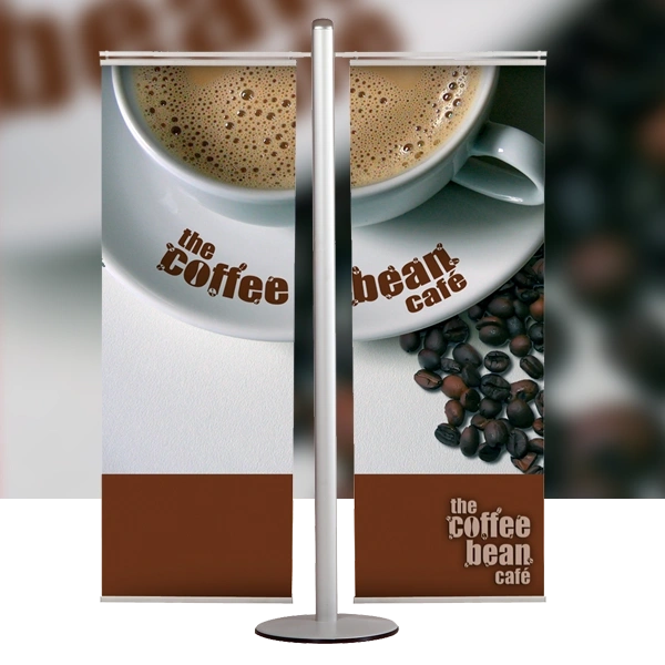 Double Arm Graphic Display Stand | Ipswich Banners