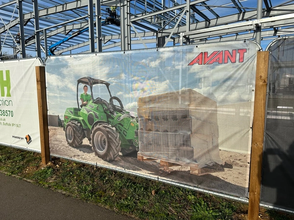 Custom printed Heras Fencing Panels | Ipswich Banners